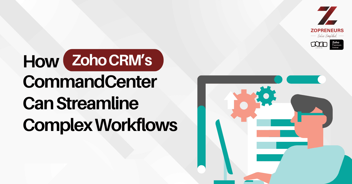 How Zoho CRM'S Command Center Can Streamline Complex Workflows | www.zopreneurs.com